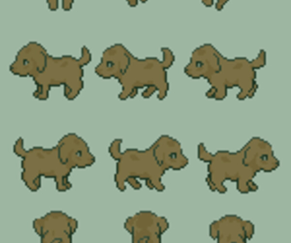 ArtStation - Pixel Dog Aimations 2 | Game Assets