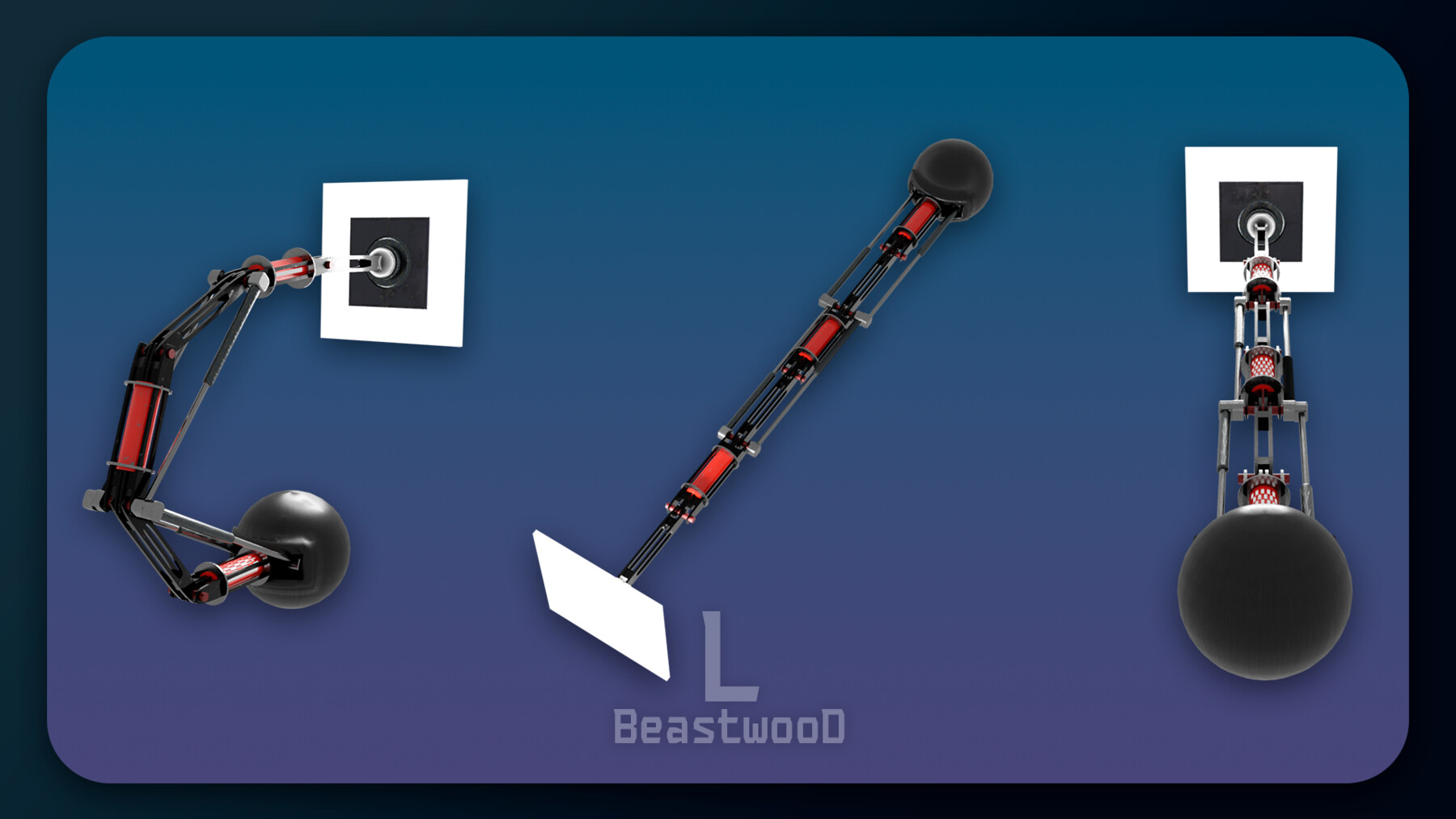 ArtStation - Mechanical Robot Arm Arena Builder Rigged | Game Assets