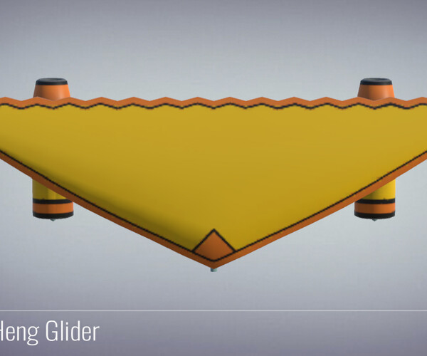 ArtStation - Hang Glider - 3D Air Vehicles | Game Assets