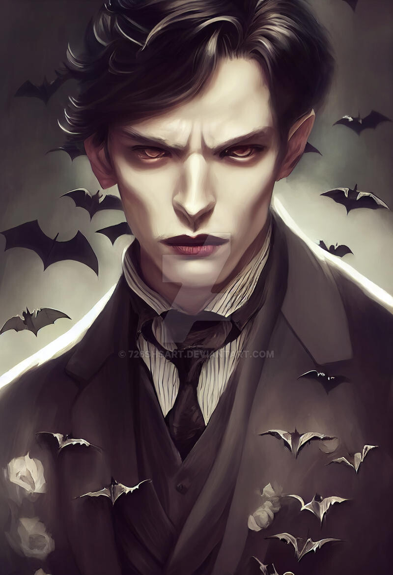ArtStation - Male vampire elegant style 1 | Artworks
