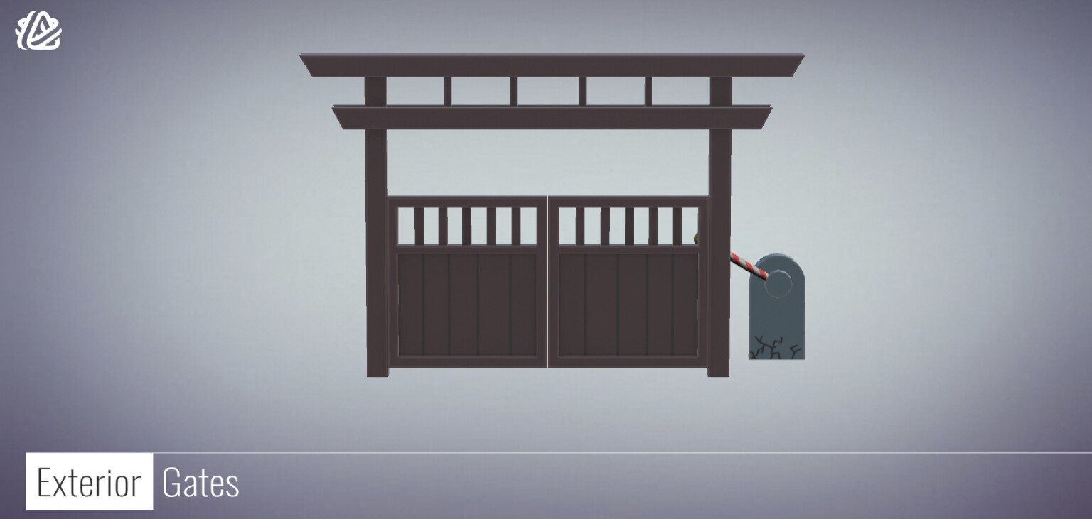 ArtStation - 3D Gates - Exterior | Game Assets