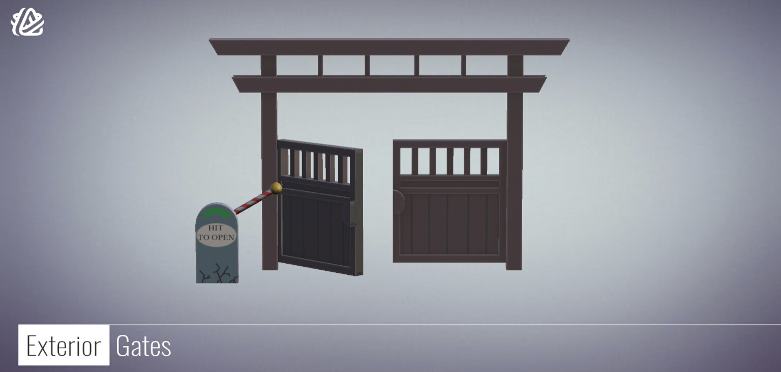 ArtStation - 3D Gates - Exterior | Game Assets