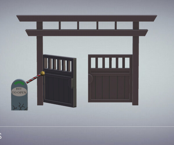 ArtStation - 3D Gates - Exterior | Game Assets