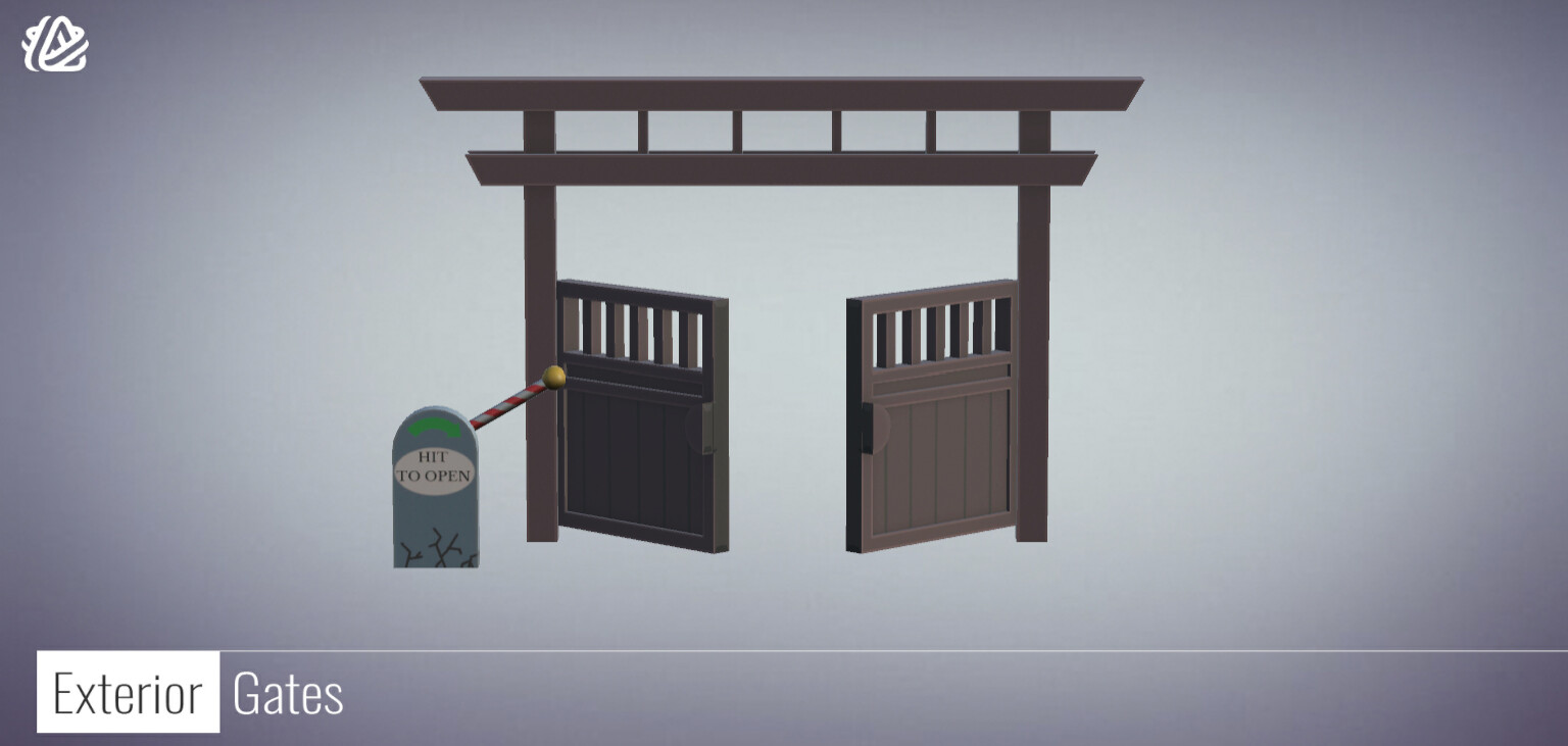 ArtStation - 3D Gates - Exterior | Game Assets