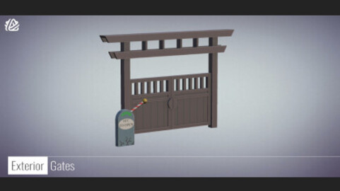 ArtStation - 3D Gates - Exterior | Game Assets