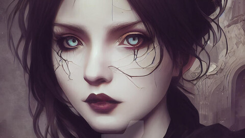 ArtStation - Gothic Beauty 7 | Artworks