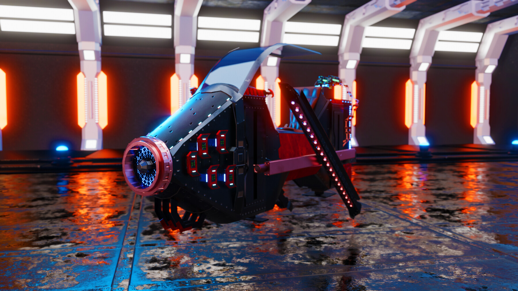 ArtStation - SCI-FI HOVER BIKE | Resources