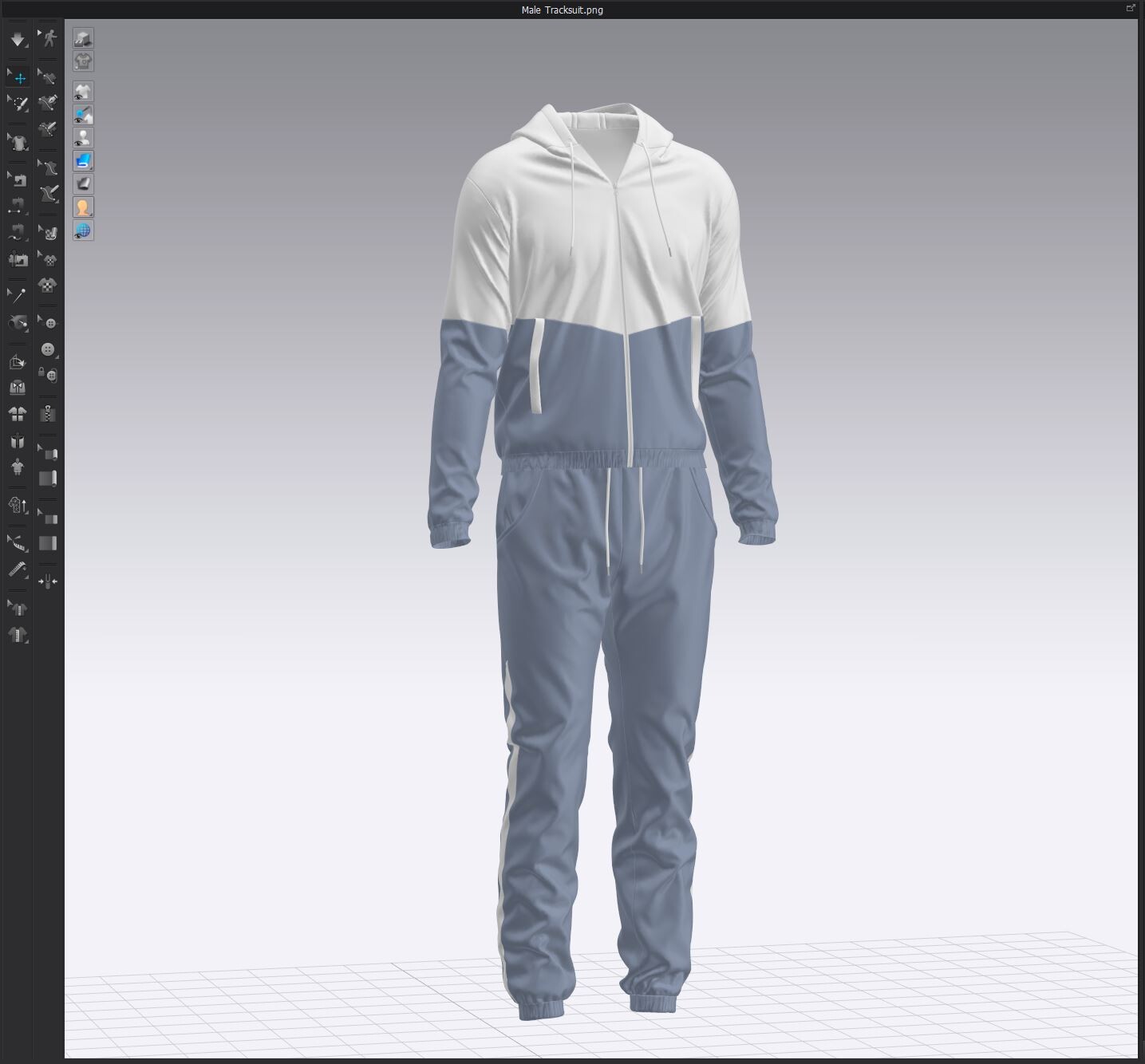 ArtStation - Male Tracksuit, marvelous designer,clo3d | Game Assets