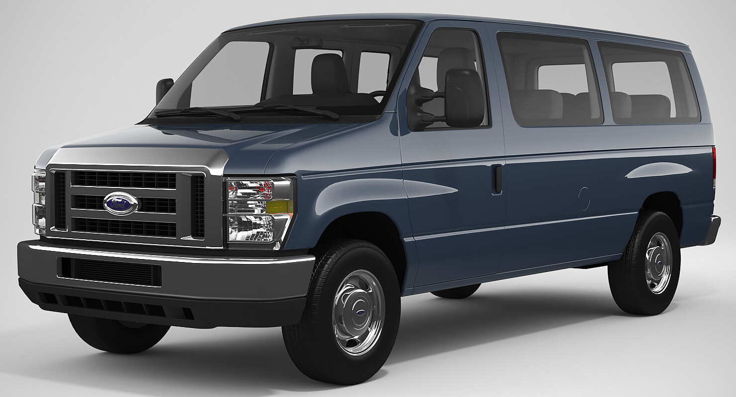 ArtStation - Ford E-Series E-350 Passenger Van | Resources