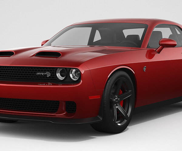 ArtStation - Dodge Challenger Hellcat 2019 | Resources