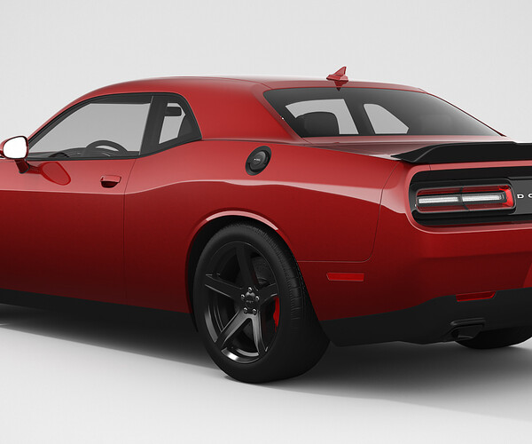 ArtStation - Dodge Challenger Hellcat 2019 | Resources