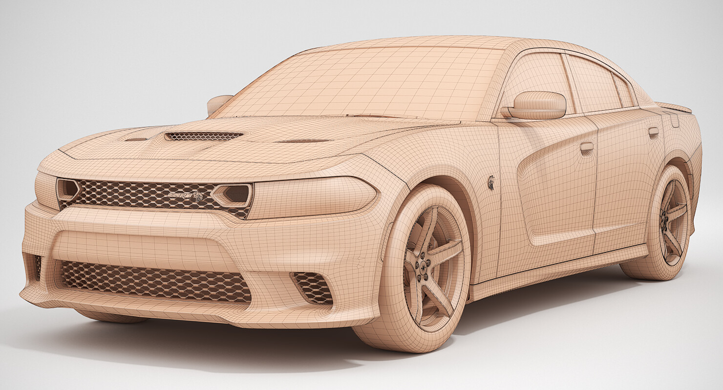 ArtStation - Dodge Charger Hellcat 2019 | Resources