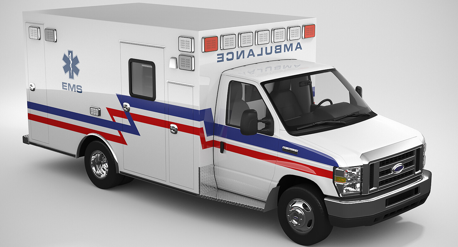 ArtStation - Ford E-Series Ambulance | Resources