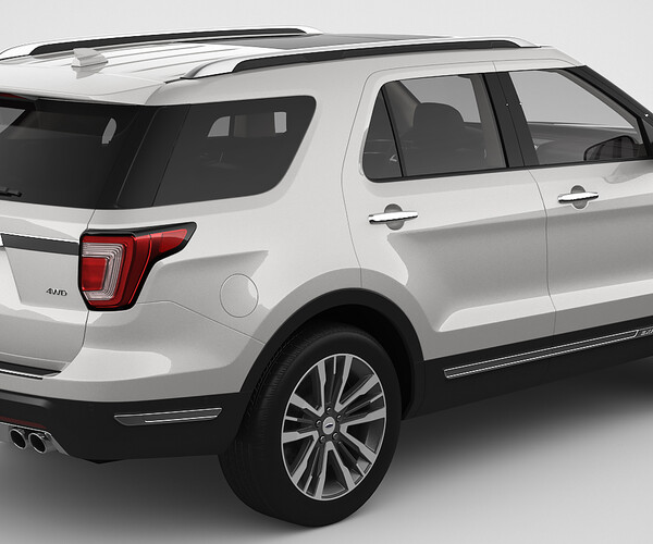 ArtStation - Ford Explorer 2019 | Resources