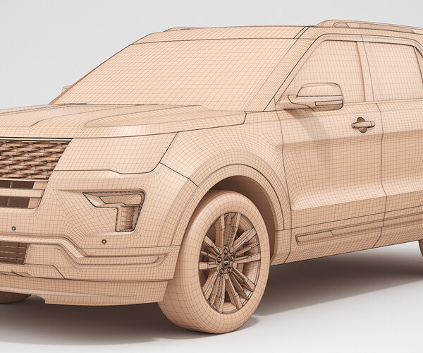 ArtStation - Ford Explorer 2019 | Resources