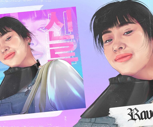 ArtStation - ITZY Ryujin Vector Art 3 | Artworks