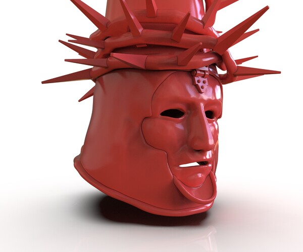 ArtStation - The Penitent One Helmet Blasphemous Stoic Mask | Resources