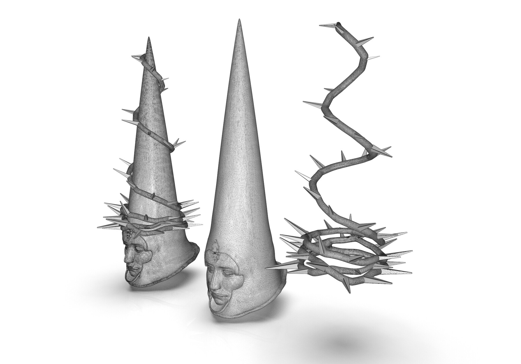 ArtStation - The Penitent One Helmet Blasphemous Stoic Mask | Resources