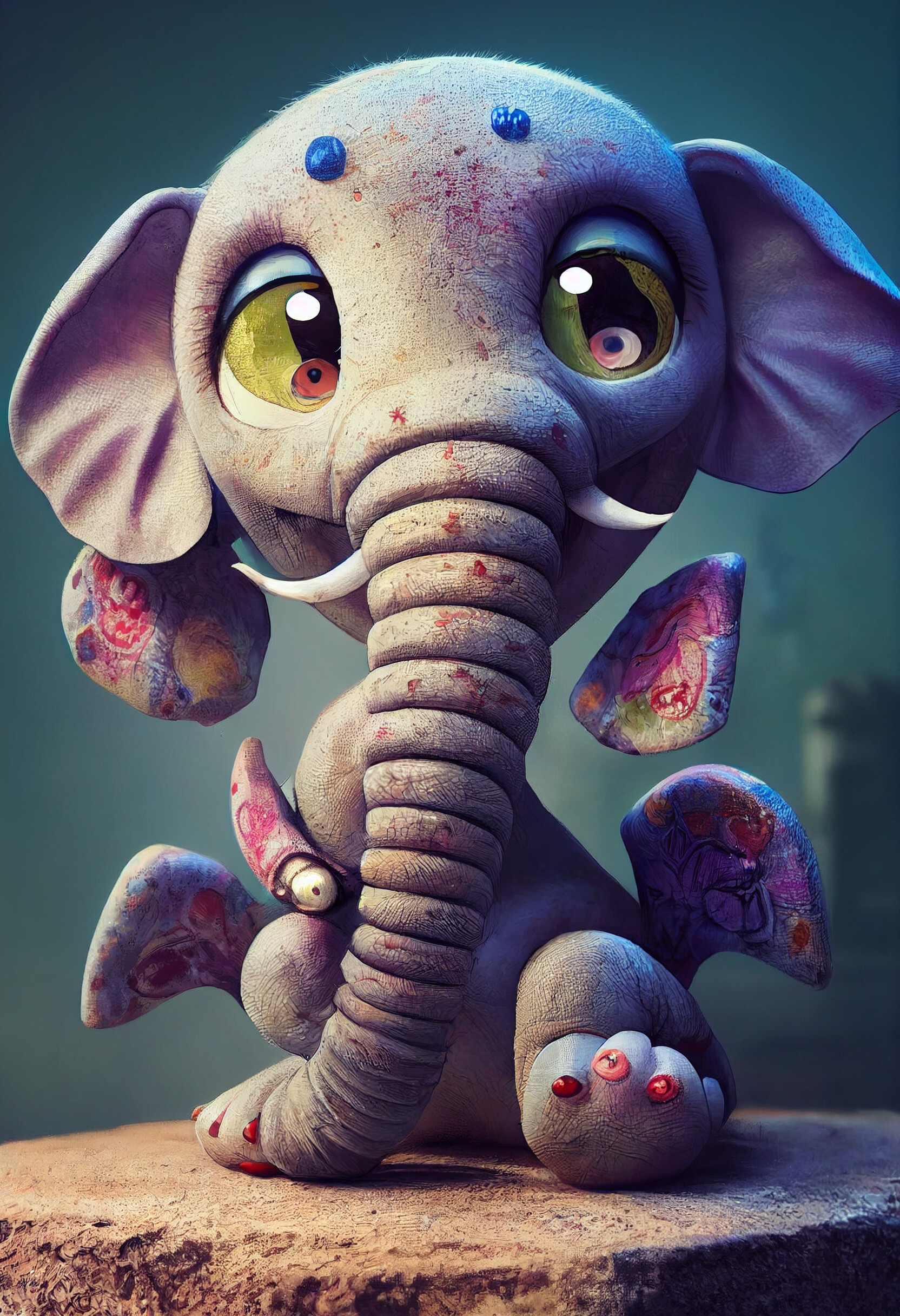 ArtStation - Culte little zombie animals | Artworks