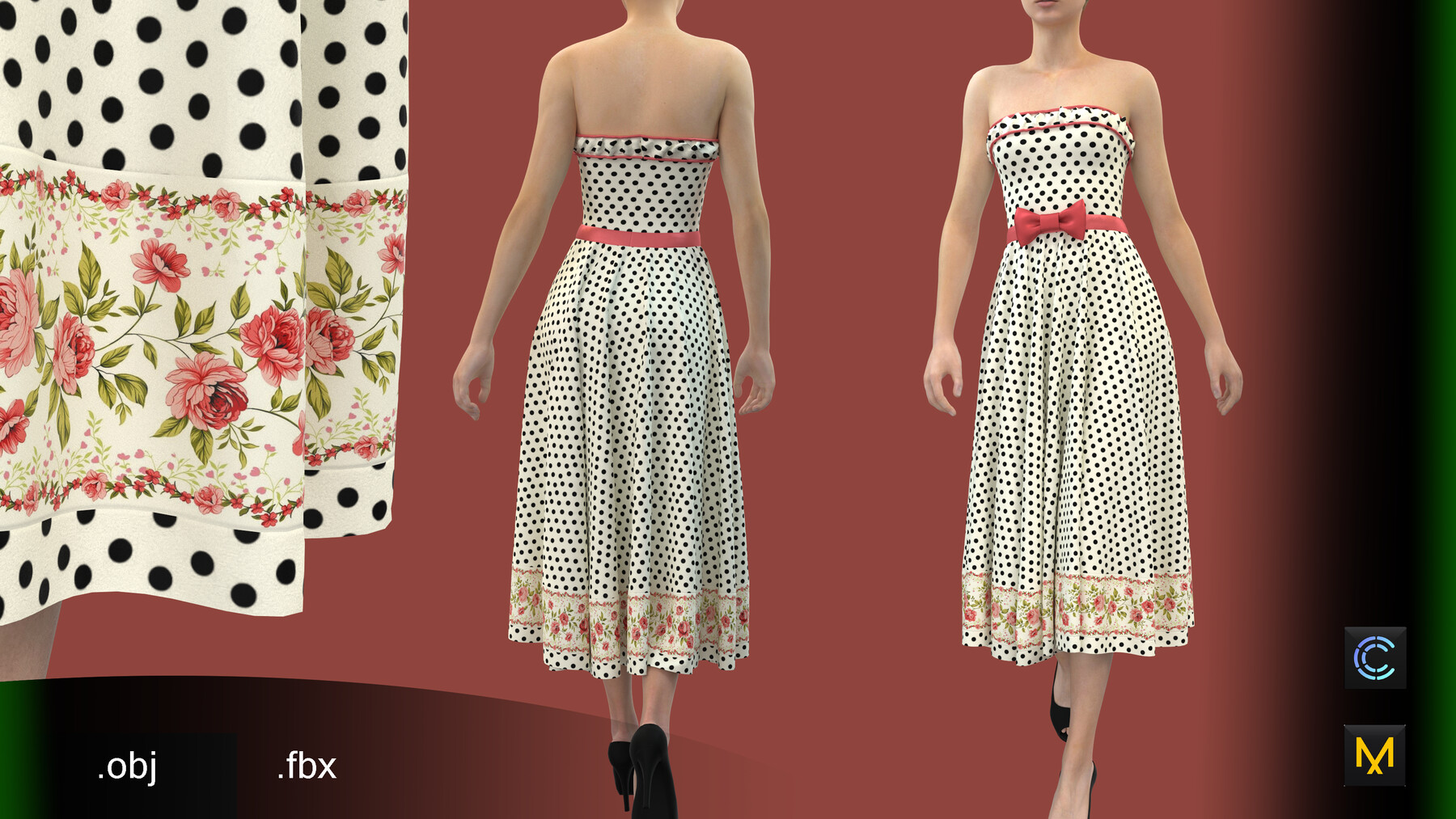 ArtStation - patterned dress | Resources