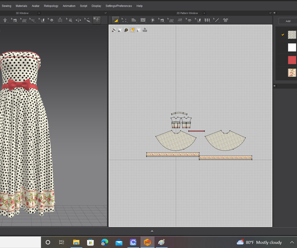 ArtStation - patterned dress | Resources