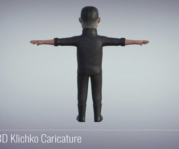 ArtStation - Vitaliy Klychko - 3D Caricature (political) | Game Assets