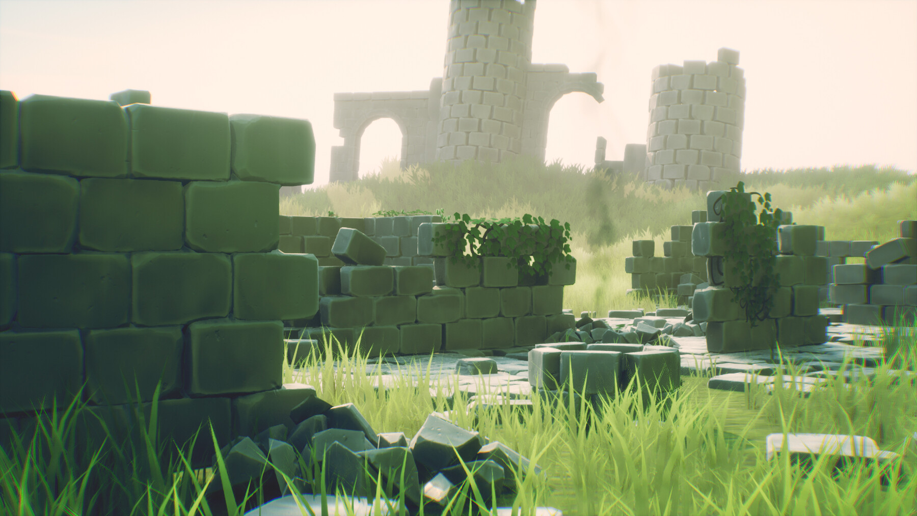 ArtStation - Stylized Castle Ruins Asset Pack ( Unreal Engine 5 ...