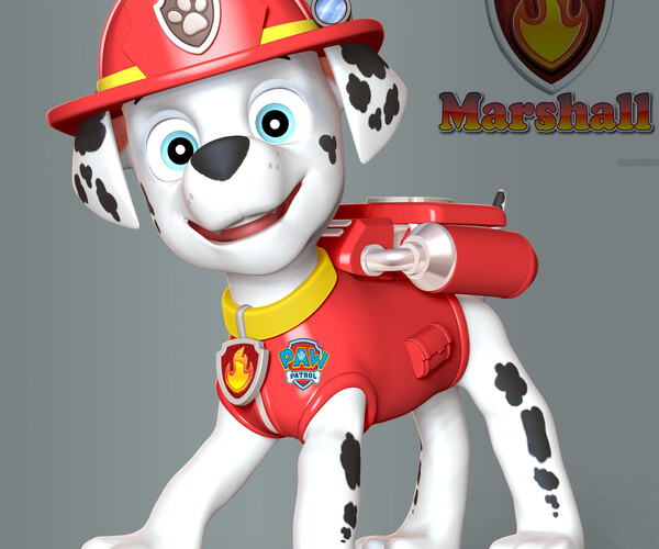 ArtStation - Marshall - Paw Patrol | Resources