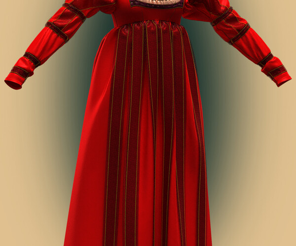 ArtStation - Ball dress | Game Assets