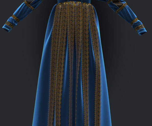 ArtStation - Ball dress | Game Assets