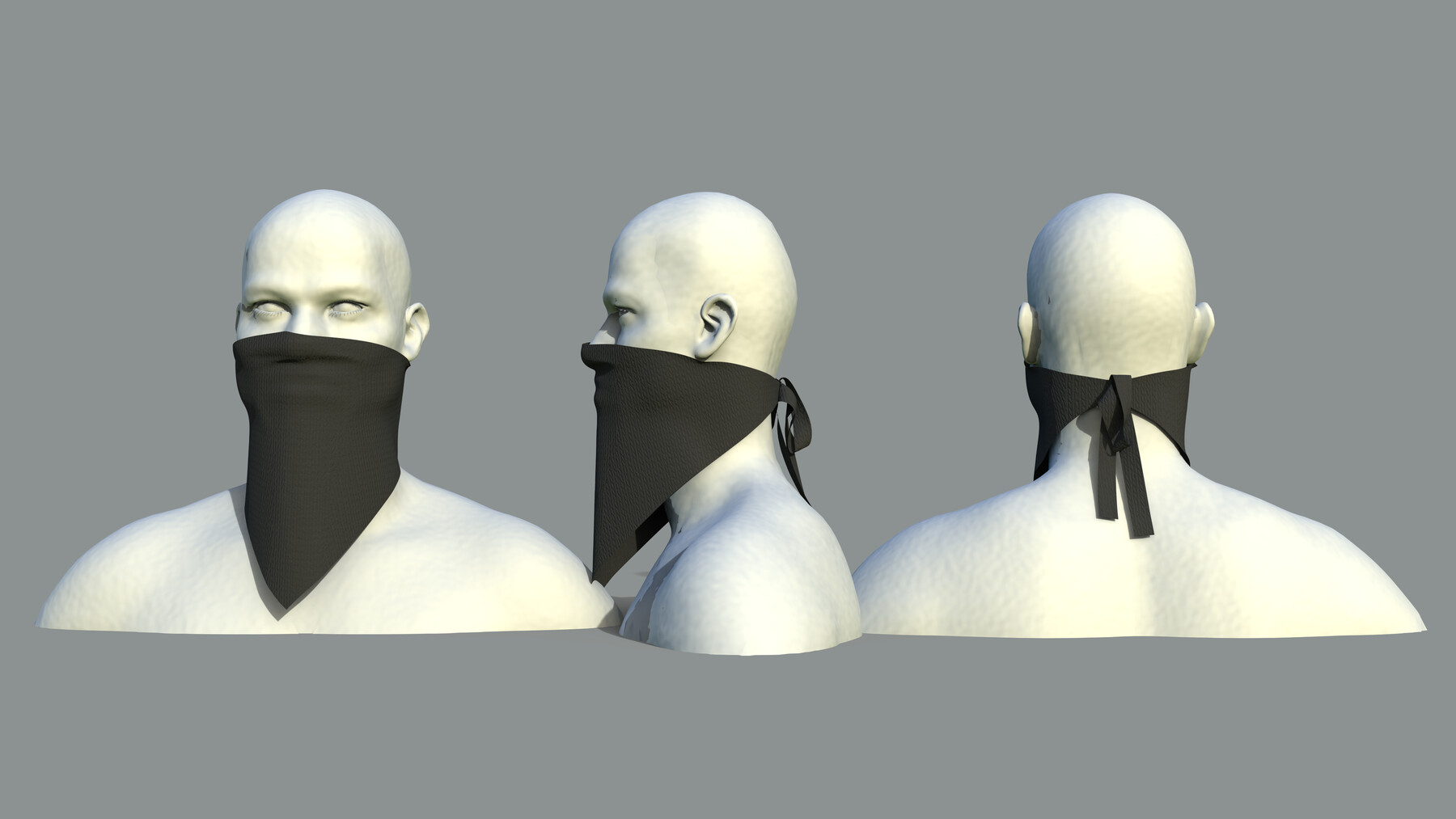ArtStation - 15 Face Mask Low Poly Pack With UV | Game Assets