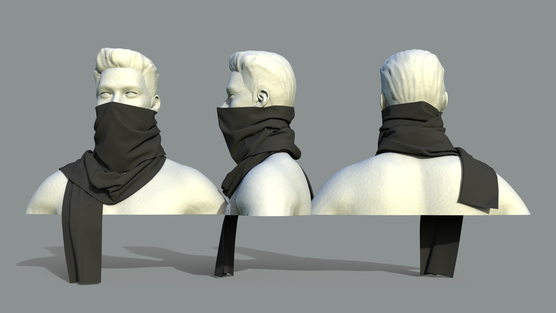 ArtStation - 15 Face Mask Low Poly Pack With UV | Game Assets