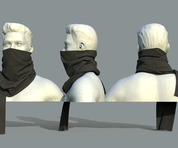 ArtStation - 15 Face Mask Low Poly Pack With UV | Game Assets