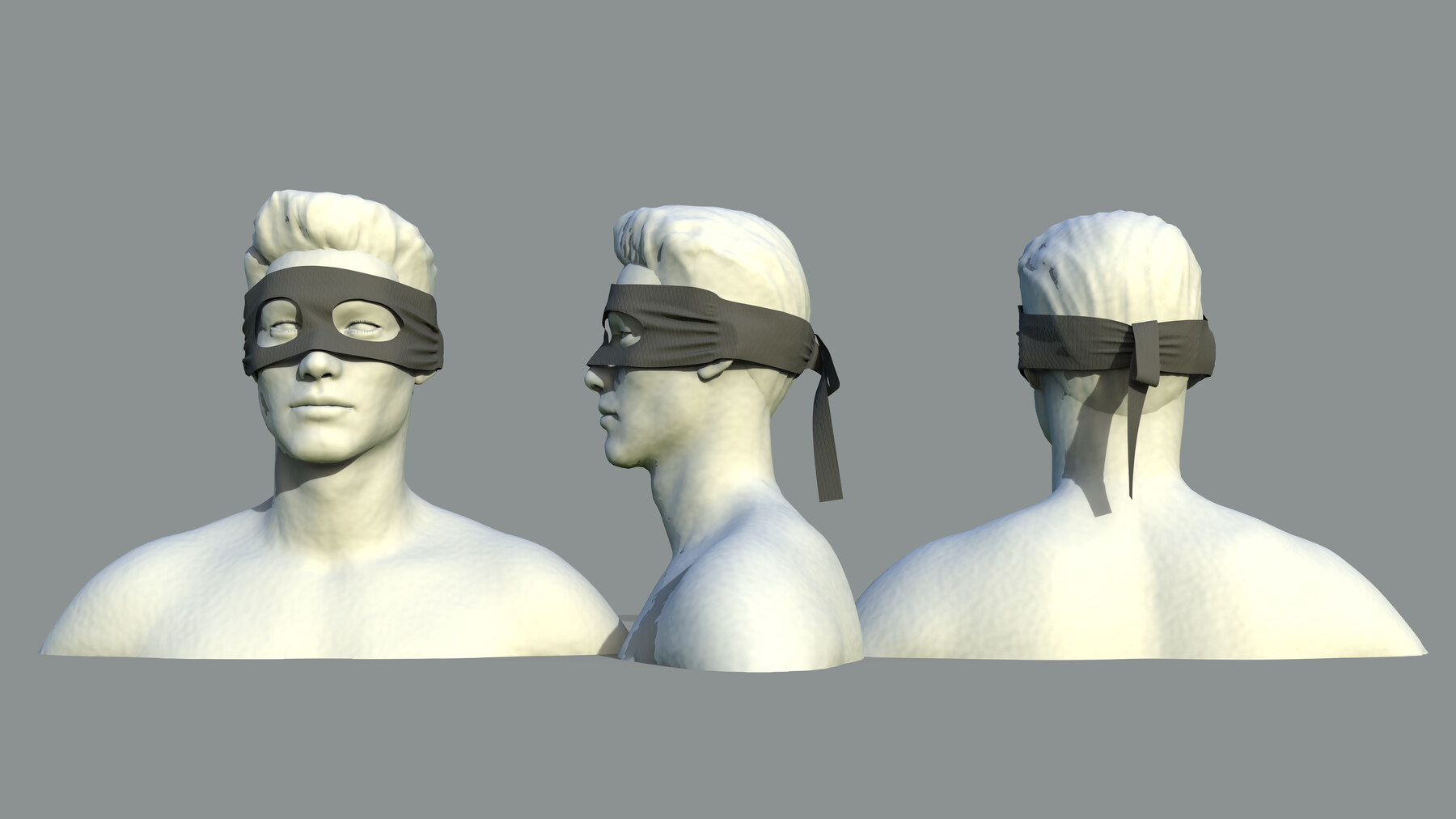 ArtStation - 15 Face Mask Low Poly Pack With UV | Game Assets