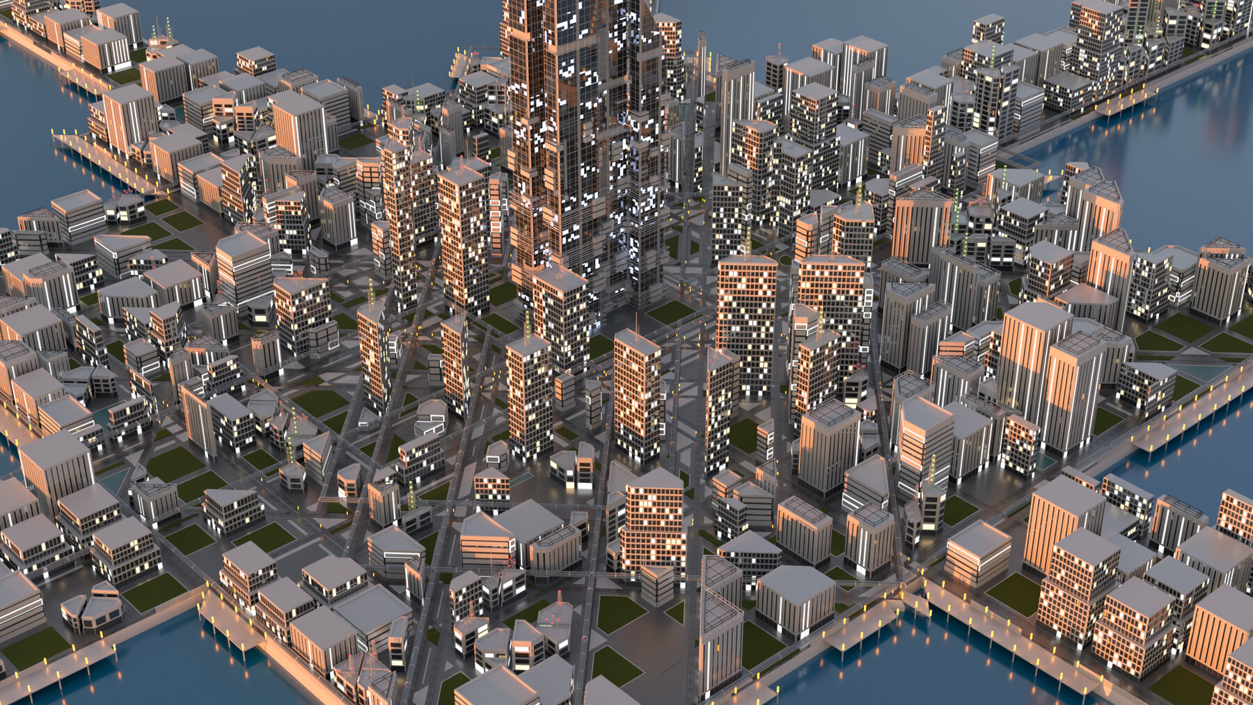 ArtStation - Cityscape 3001 | Resources