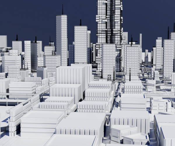 ArtStation - Cityscape 3001 | Resources