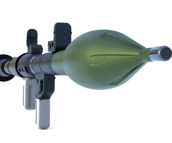 ArtStation - RPG 7 Rocket Grenade Launcher | Game Assets