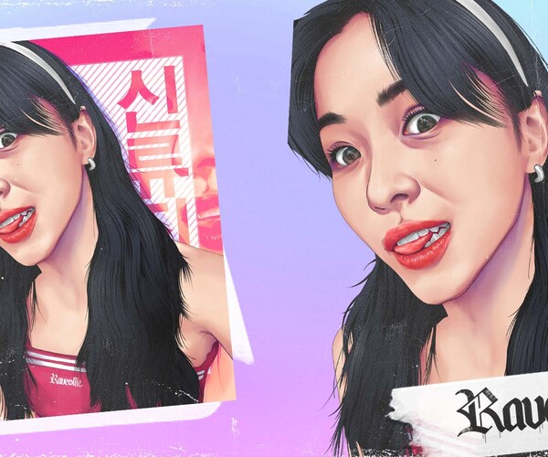 ArtStation - ITZY Ryujin Vector Art 6 | Artworks