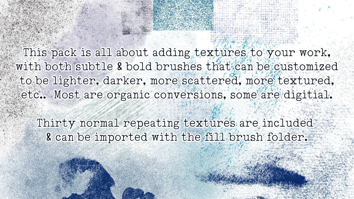 ArtStation - Texturing Brushes for Clip Studio Paint | Brushes