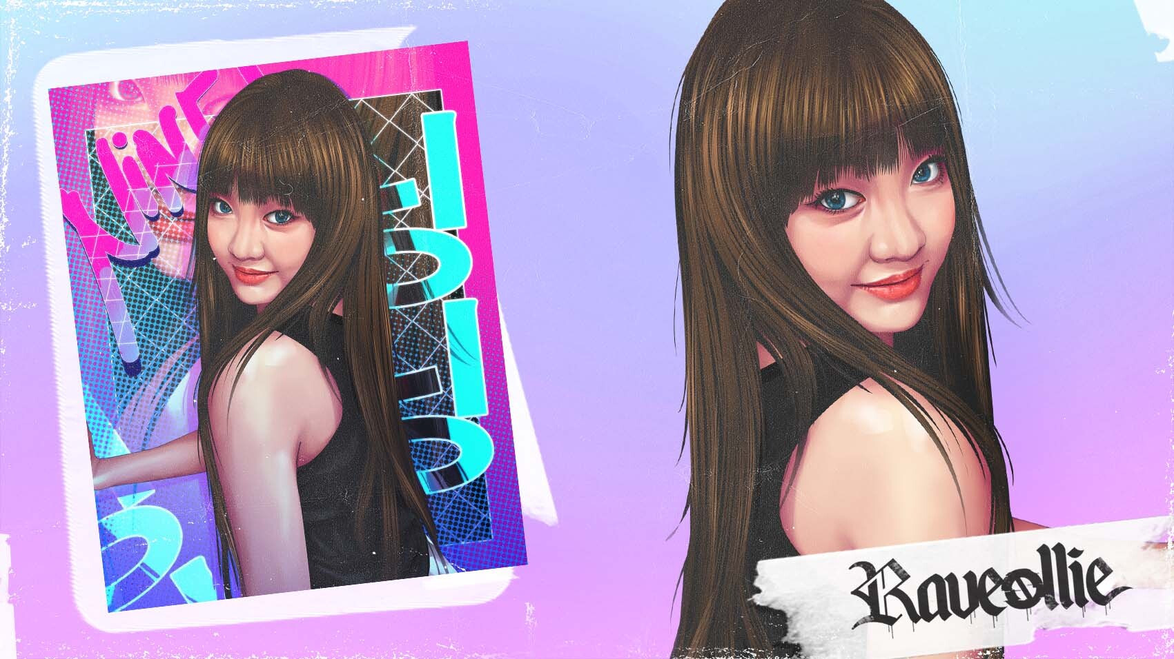 ArtStation - AESPA Ning Ning Vector Art 1 | Artworks