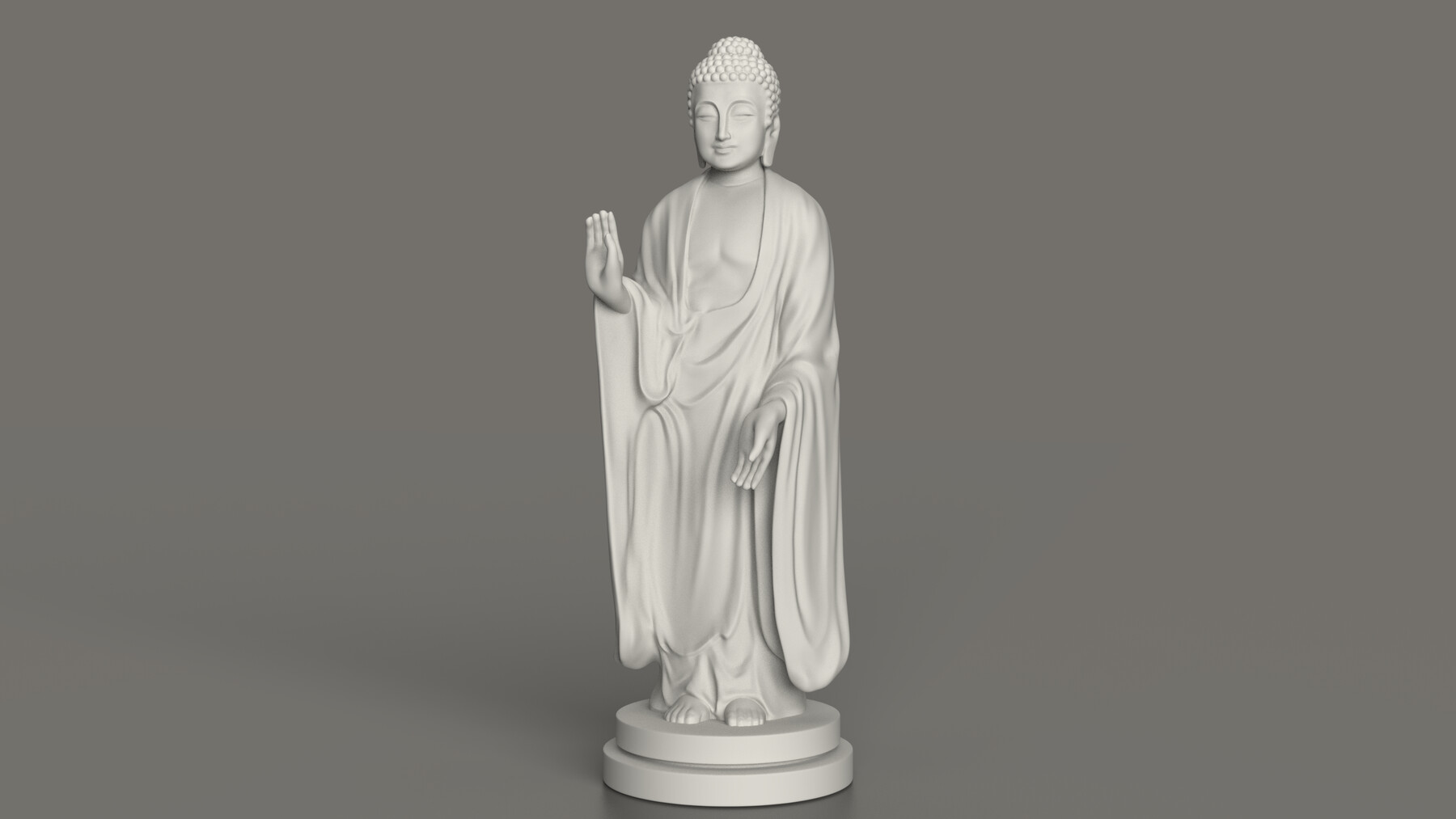 ArtStation - Buddha Standing 3D print model | Resources