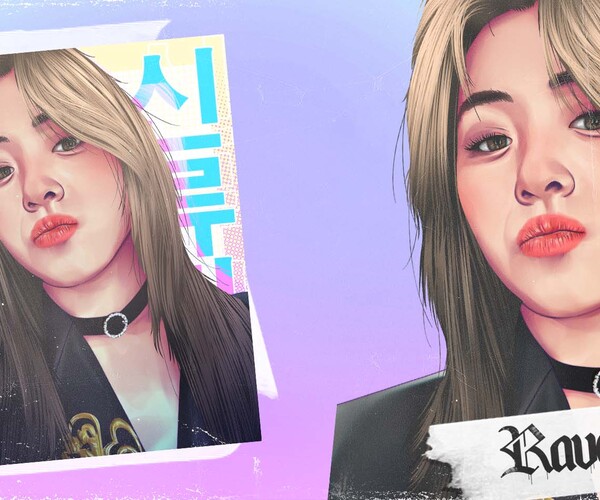 ArtStation - ITZY Ryujin Vector Art 8 | Artworks