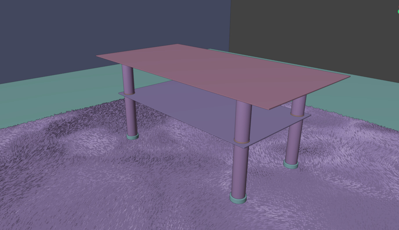 ArtStation - Modern glass Table 3D model | Resources