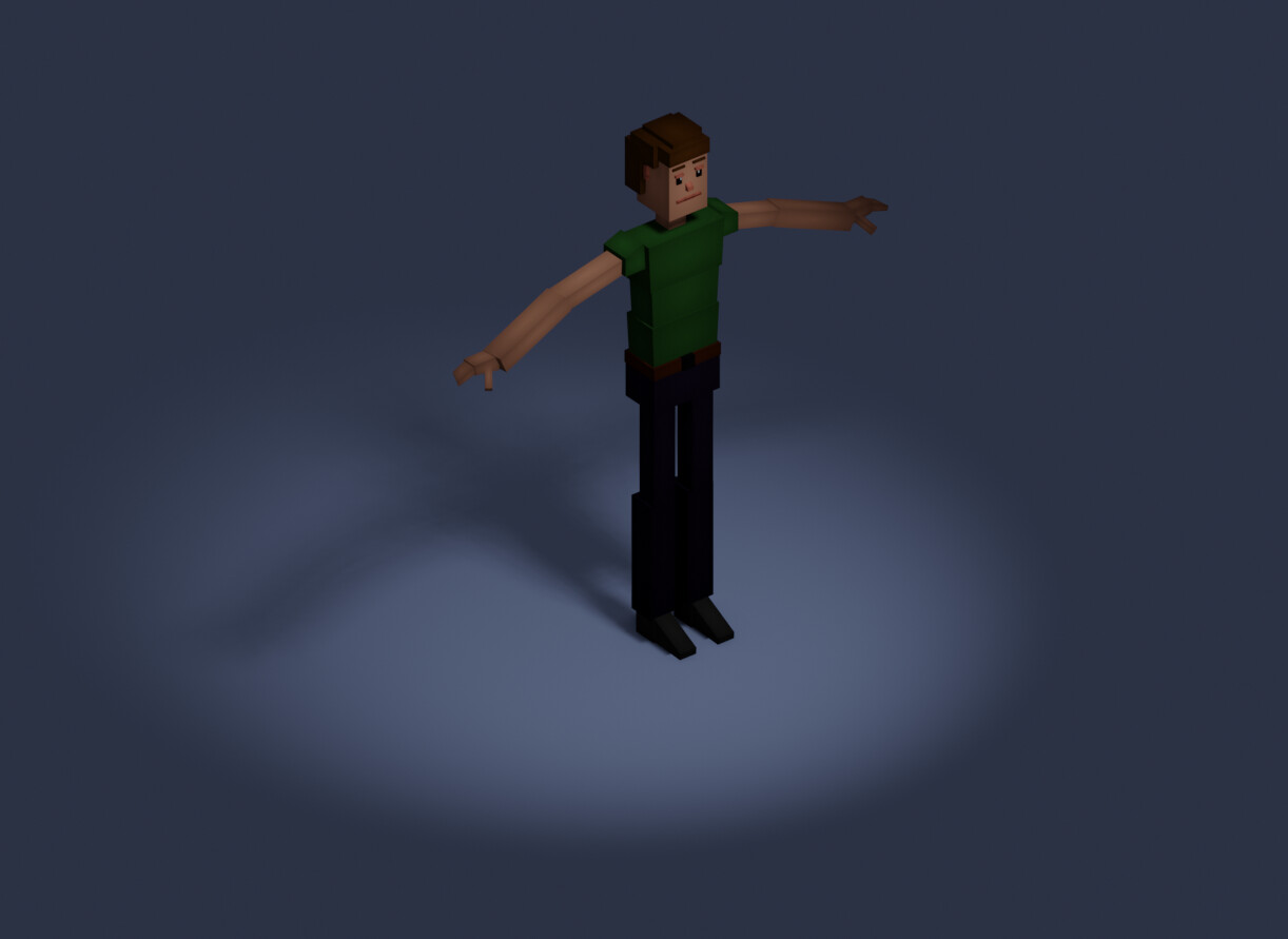 ArtStation - Low Poly Men 3D | Resources