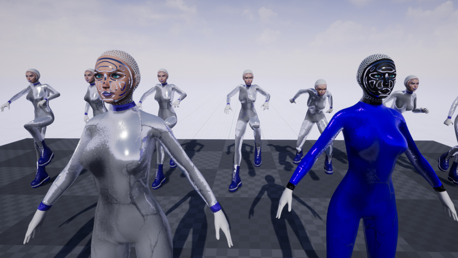 ArtStation - Cyber girl | Game Assets