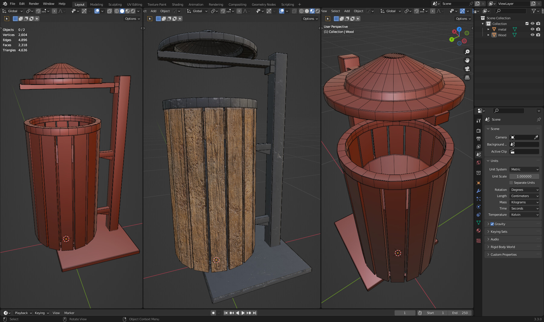 ArtStation - Street Bin | Game Assets