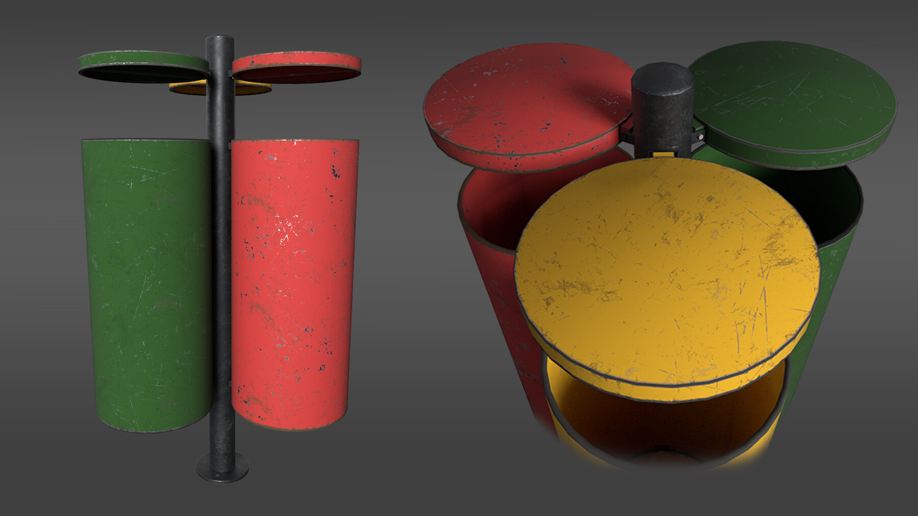 ArtStation - Basurero Ecologico Bristol | Game Assets