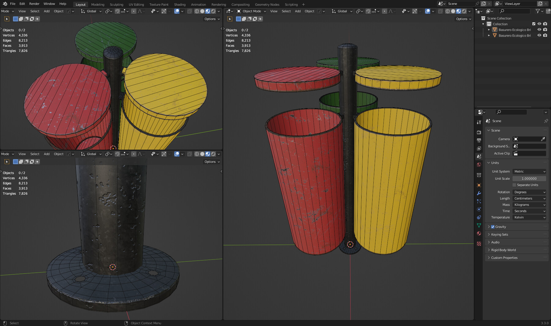 ArtStation - Basurero Ecologico Bristol | Game Assets