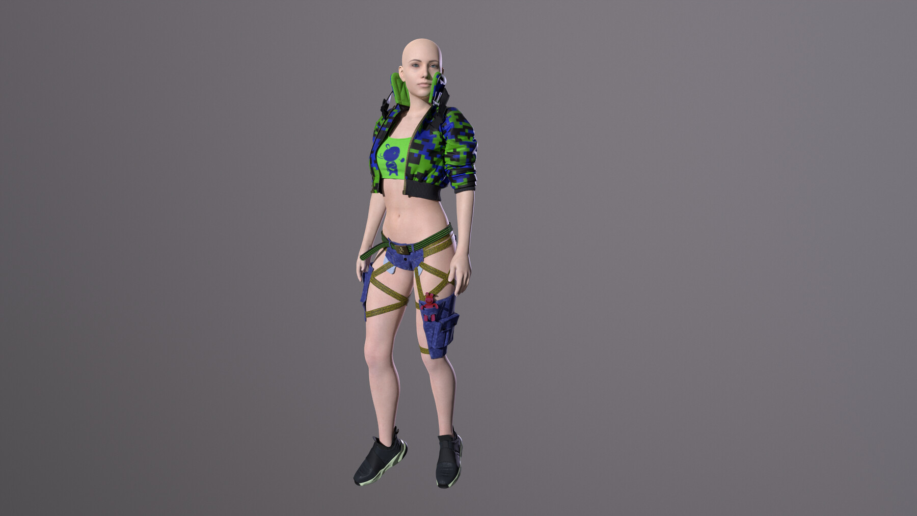 ArtStation - Bright Street Outfit | Game Assets