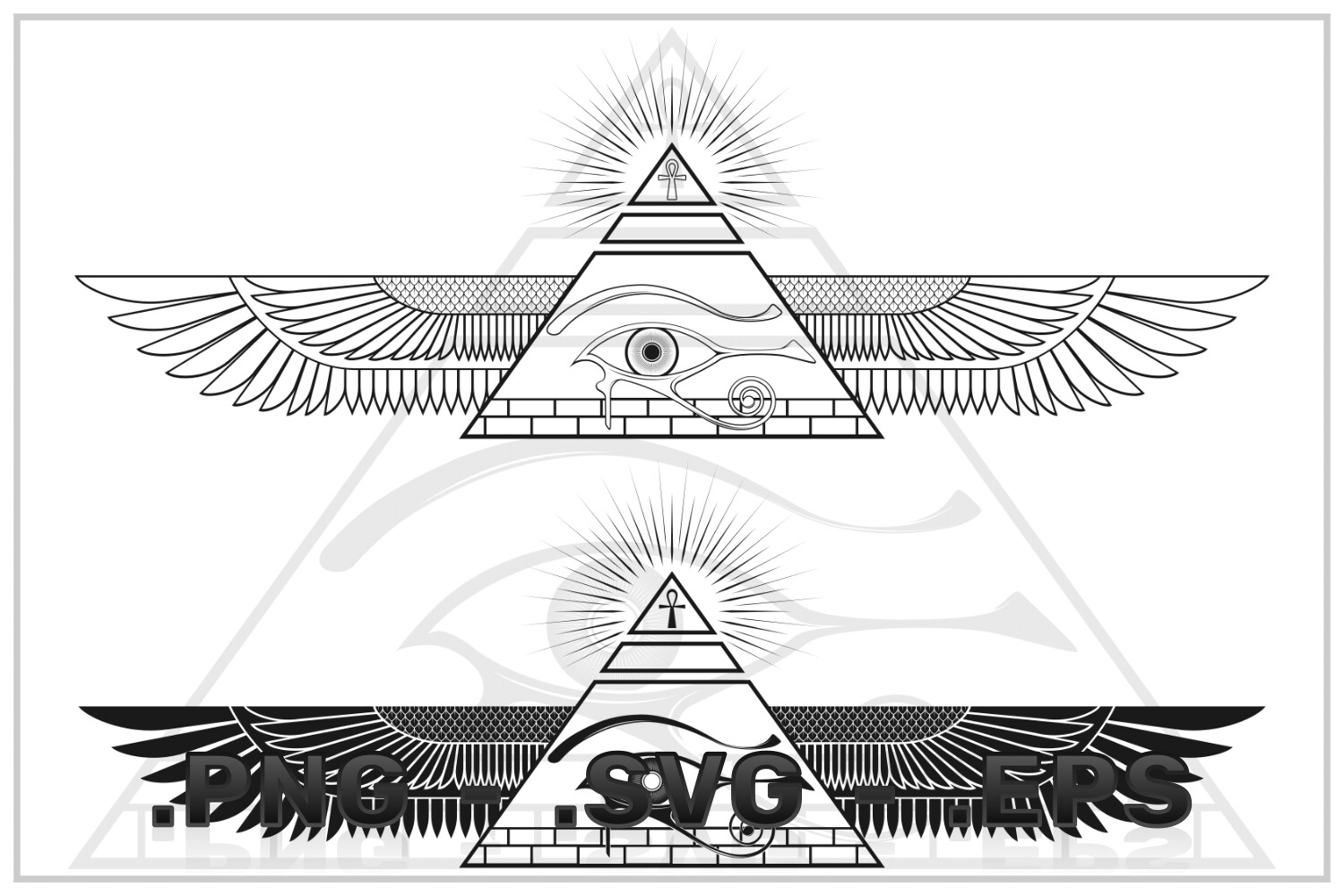 ArtStation - Ancient Egypt Pyramid vector design | Artworks